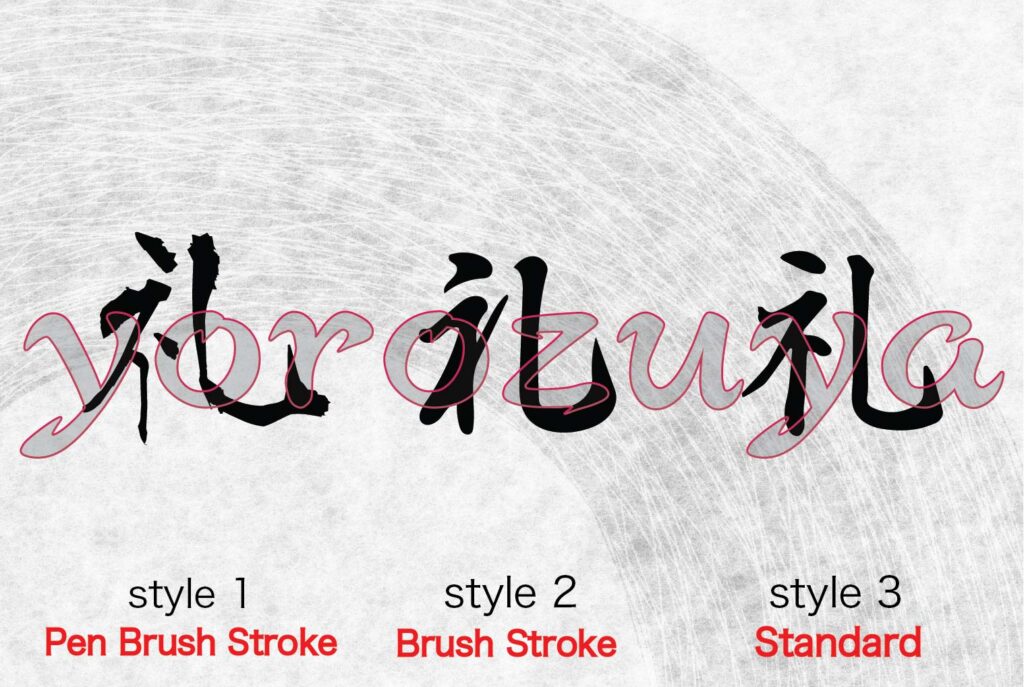 Politeness / Respect (Samurai Virtue) In Japanese Kanji Symbol For ...