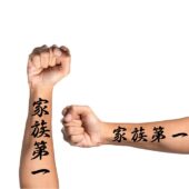 ‘Family First’ In Japanese Kanji Symbols For Tattoo | Yojijukugo (四字熟語 ...